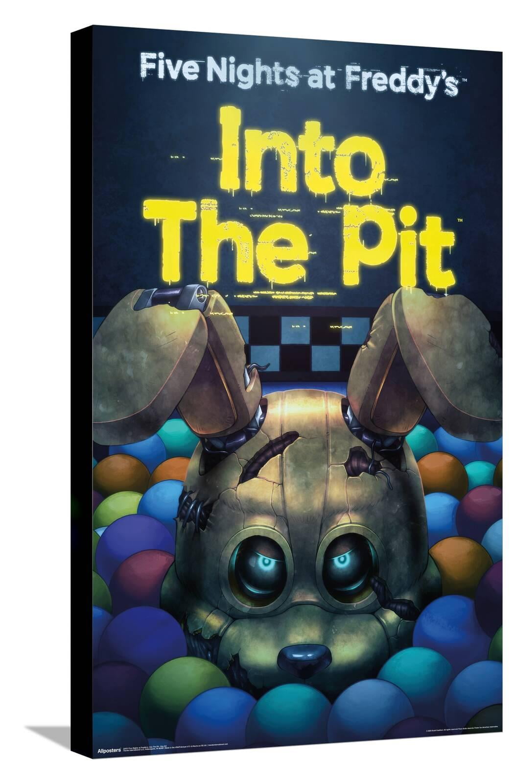 Five Nights at Freddy's: Into The Pit - Key Art Canvas Wall Poster, 14. ...