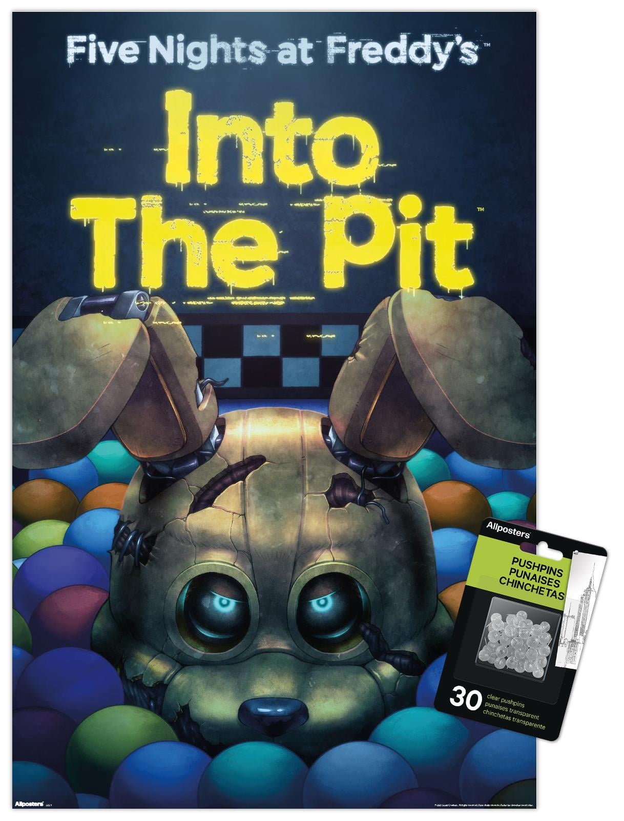 Five Nights at Freddy's: Into The Pit - Key Art Wall Poster with Push ...