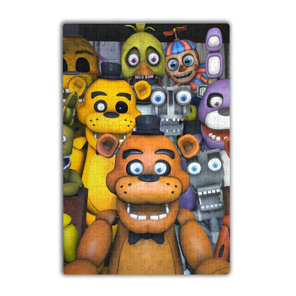 Five Nights at Freddy's Jigsaw Puzzle 300 Pieces, Cartoon Perfect Interlocking Dust-Free ...