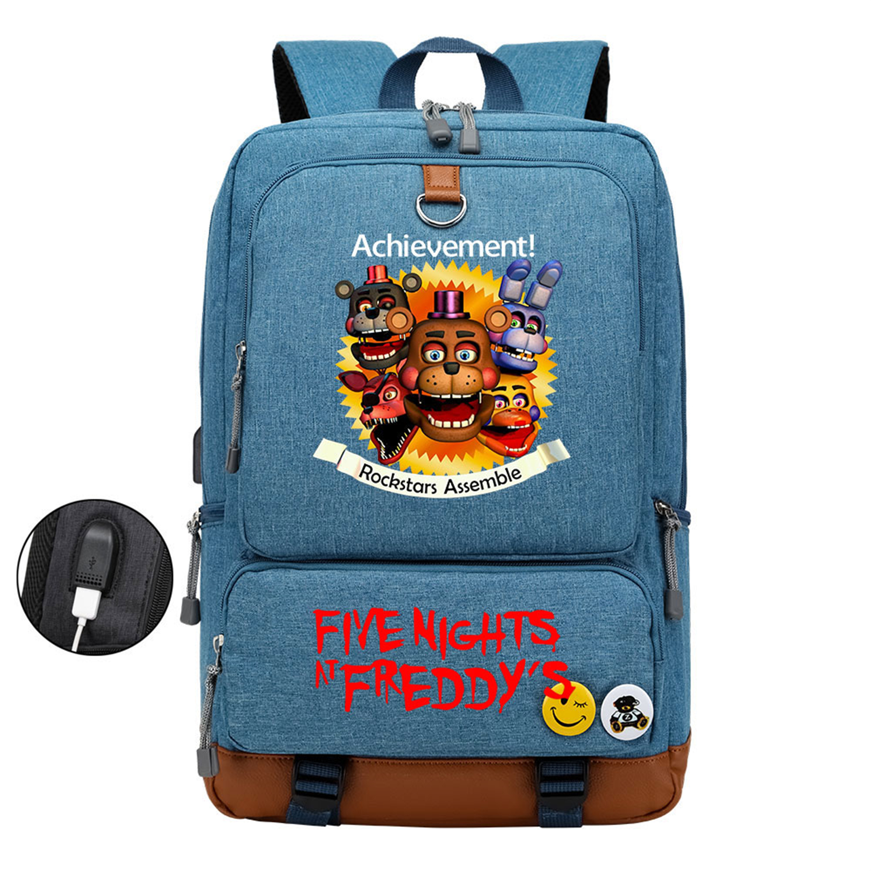 Five Nights at Freddy's Large Capacity Travel Knapsack-Classic Daypack ...