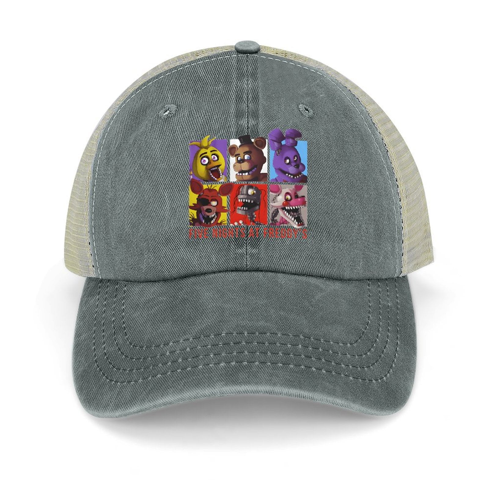 Five Nights at Freddy's Lively Gray Baseball Cap for Men Women ...