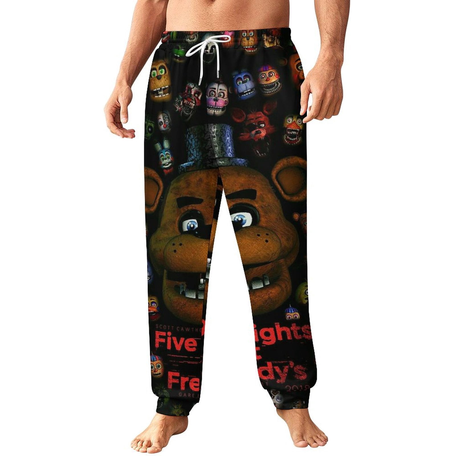 Five Nights at Freddy's Men's Athletic Joggers Stretch Sweatpants ...