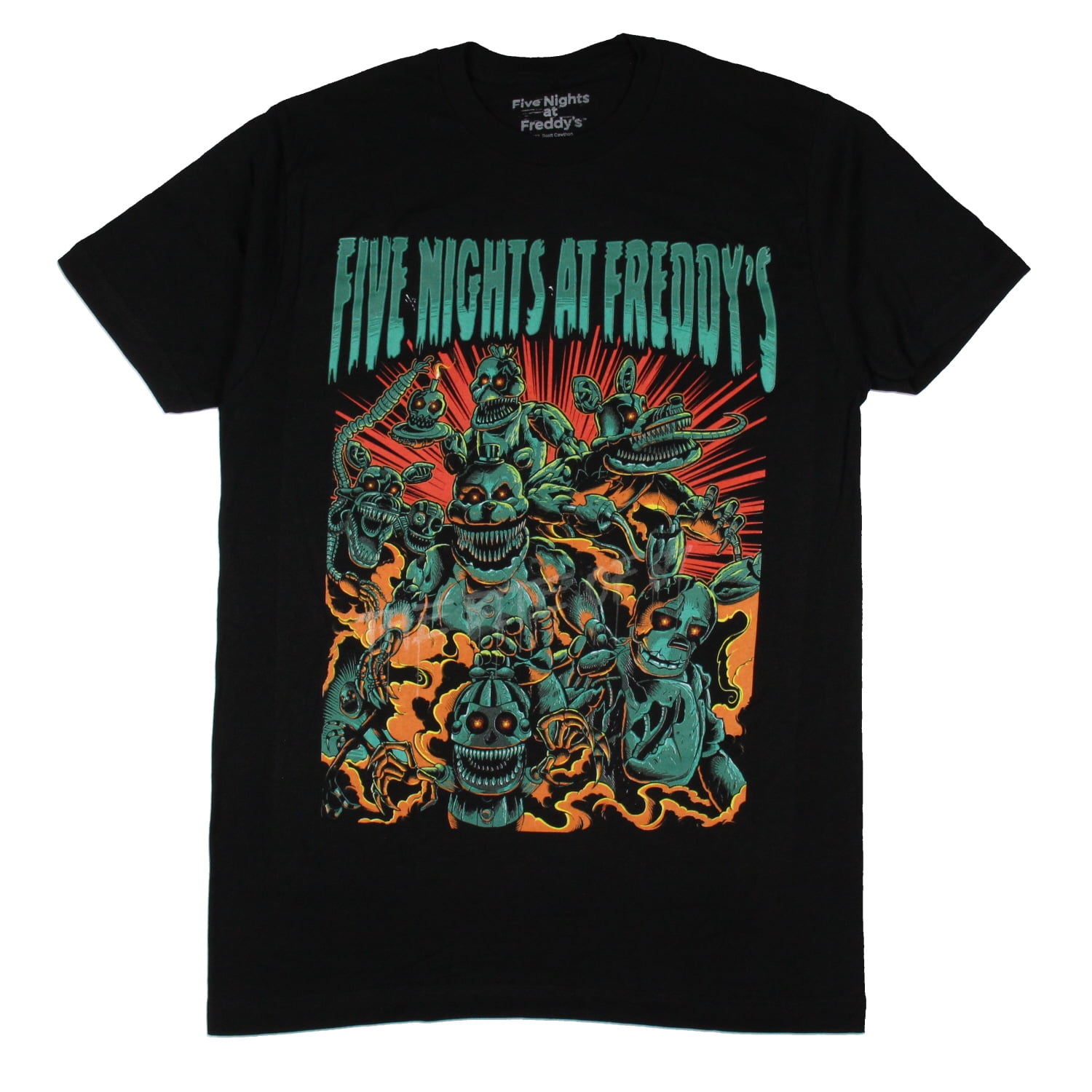 Five Nights at Freddy's Men's Character Metal Animatronics Design Adult ...