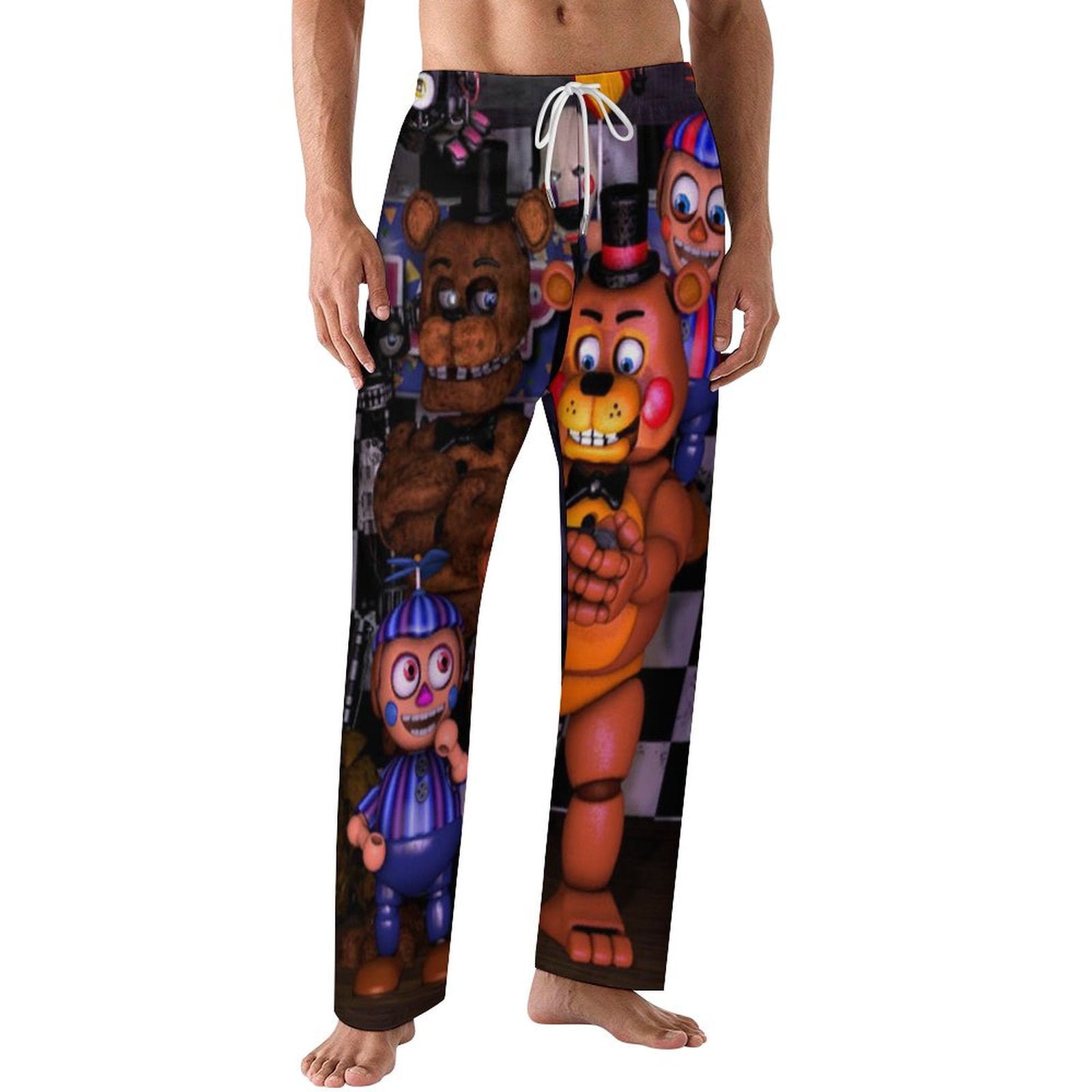 Five Nights at Freddy's Mens PJ Pajama Pants Bottoms Lounge Pants ...
