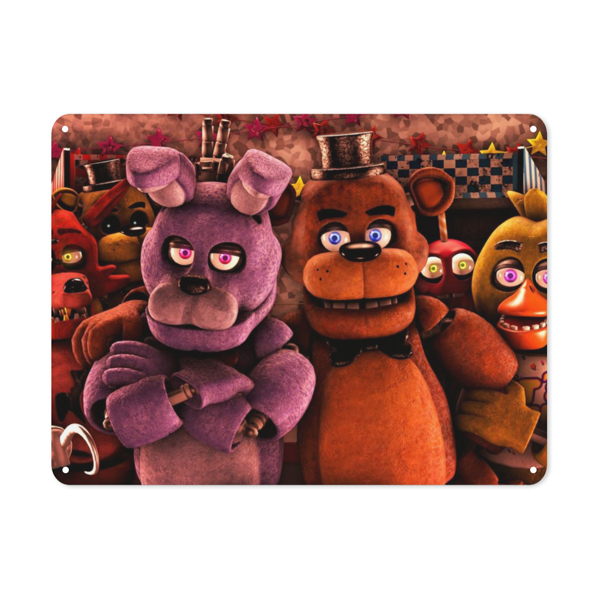 Five Nights at Freddy's Metal Poster Metal Sign Home Bar Cafe Farm Room ...