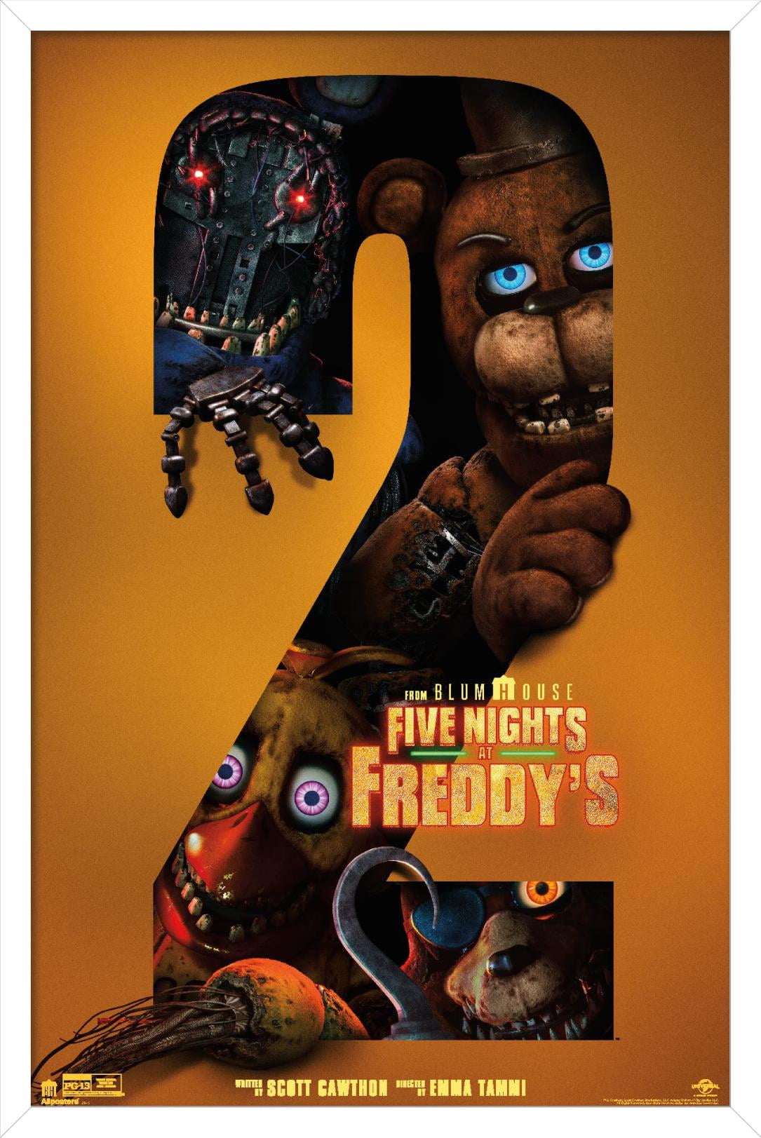 Five Nights at Freddy's Movie 2 (2025) - Group One Sheet Wall Poster ...