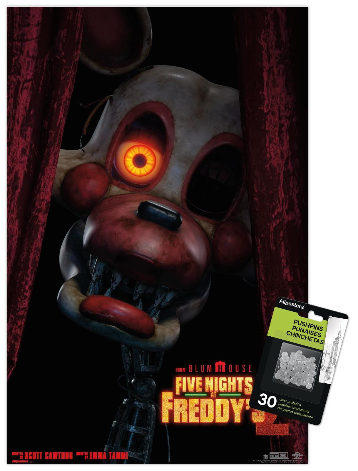 Five Nights at Freddy's Movie 2 (2025) - Mangle One Sheet Wall Poster ...