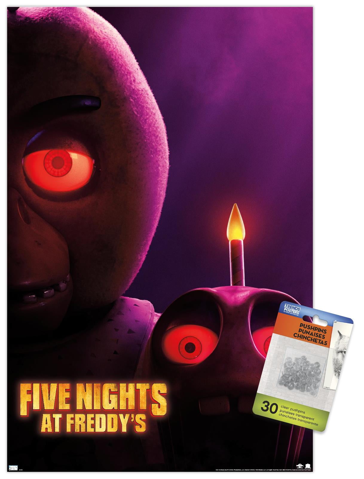 Five Nights at Freddy's Movie - Chica One Sheet Wall Poster with Push ...