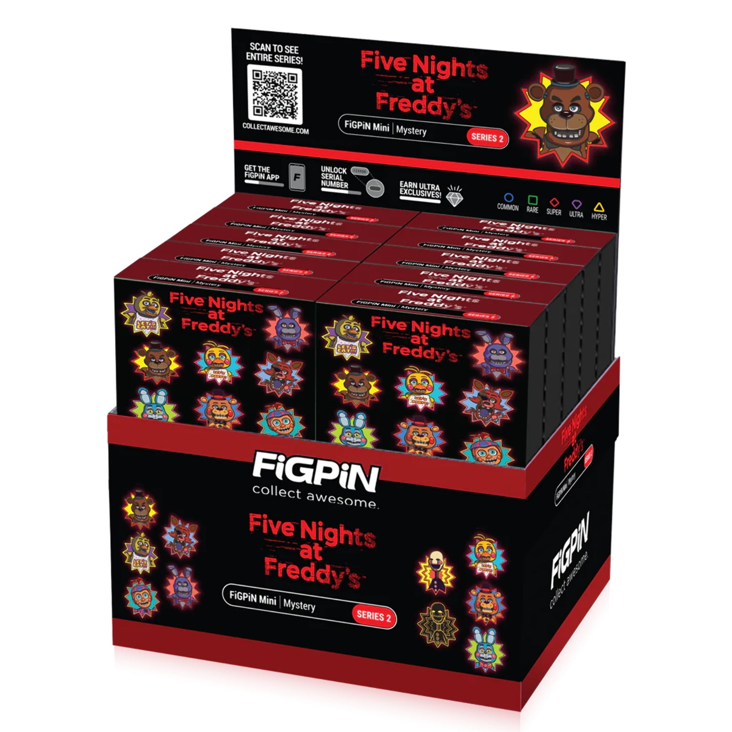 Five Nights at Freddy's Mystery Series 2 - CASE - Walmart.com