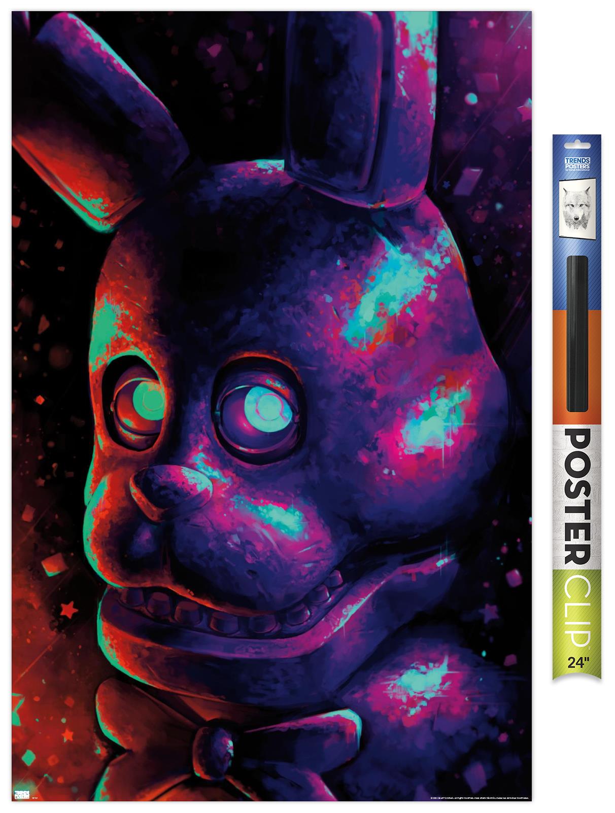 Five Nights at Freddy's - Neon Heat Wall Poster, 22.375" x 34 ...