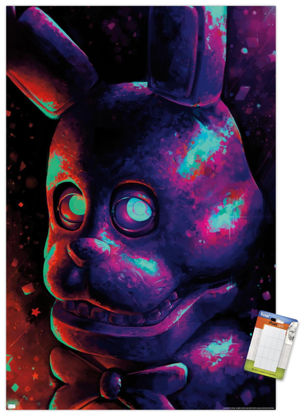 Five Nights at Freddy's - Neon Heat Wall Poster, 22.375" x 34 ...