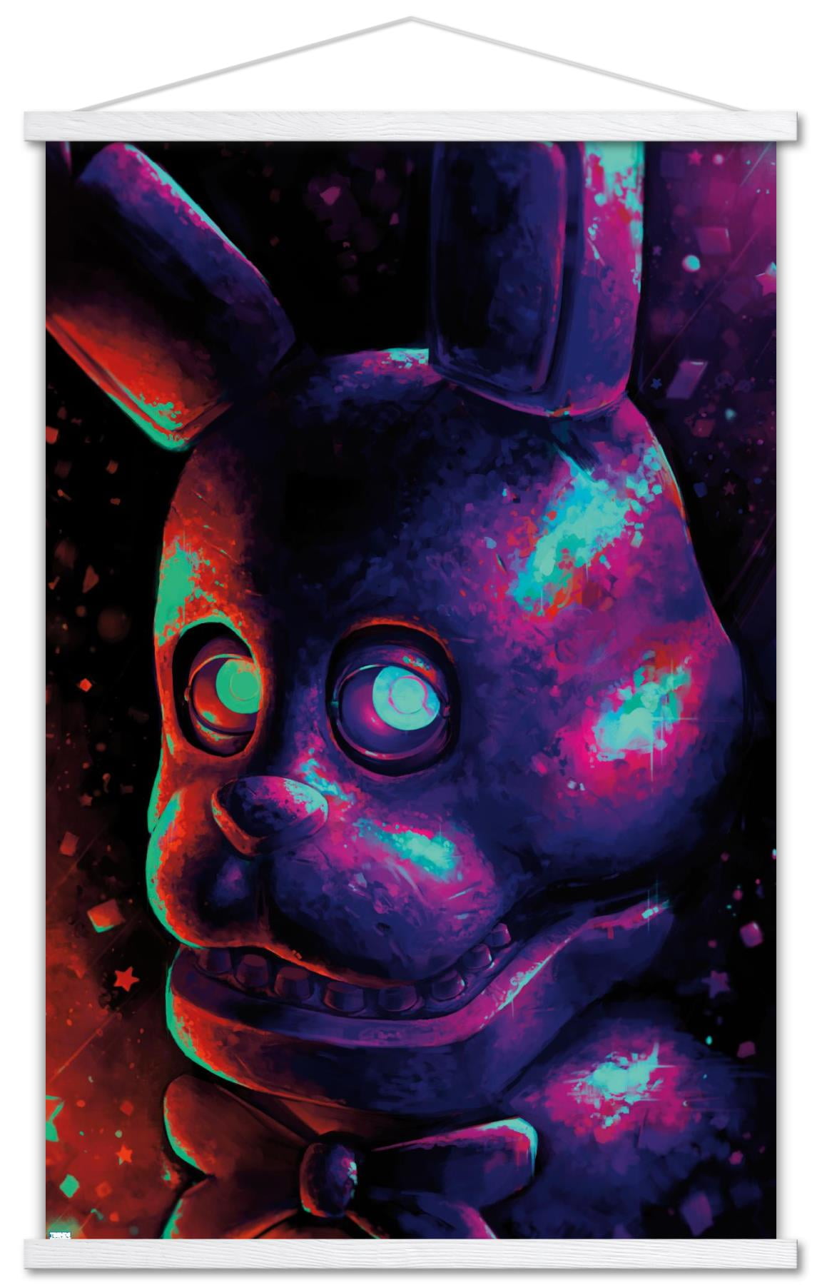 Five Nights at Freddy's - Neon Heat Wall Poster with Magnetic Frame, 22 ...