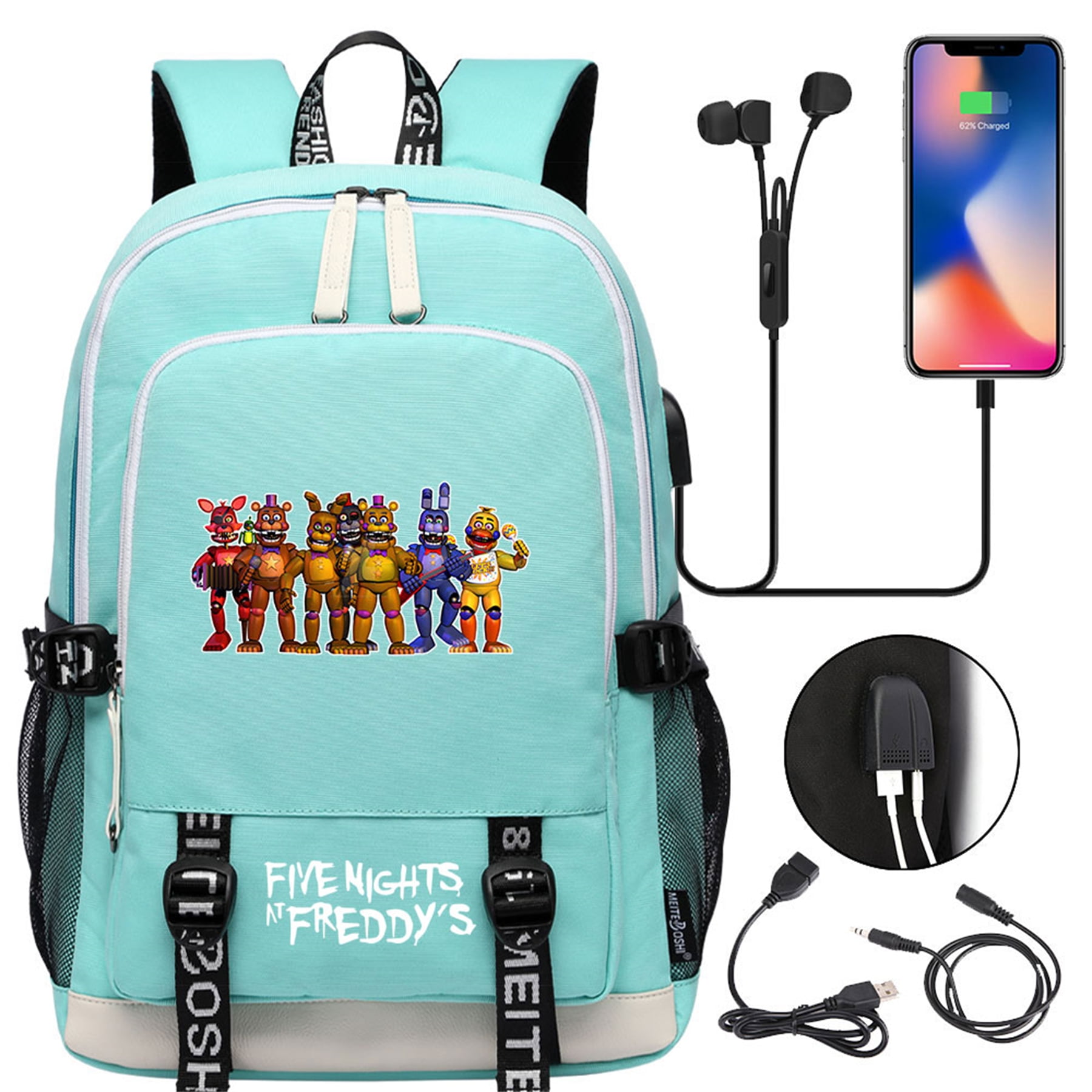 Five Nights at Freddy's School Backpack Multifunctional Laptop Knapsack ...