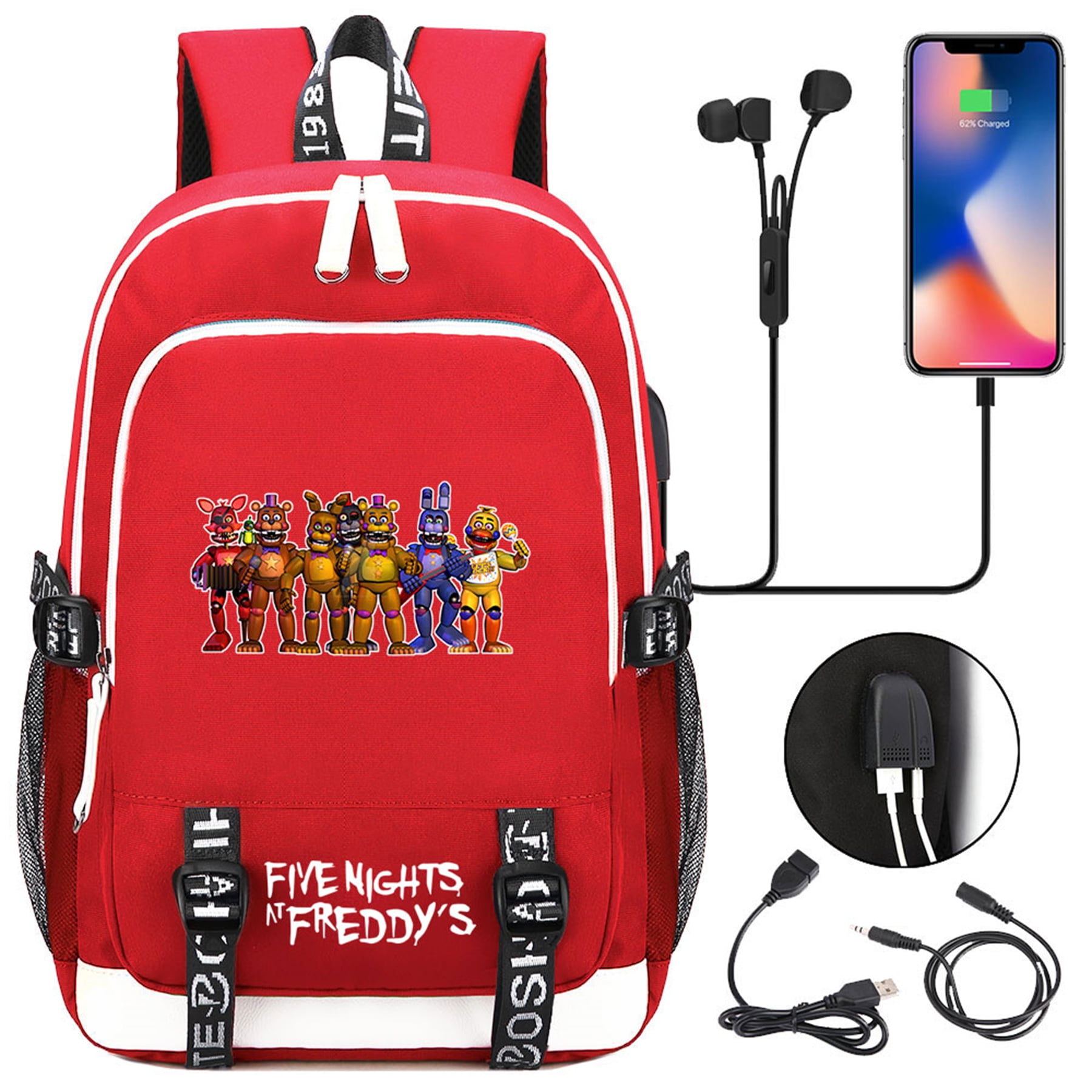 Five Nights at Freddy's School Backpack Multifunctional Laptop Knapsack ...
