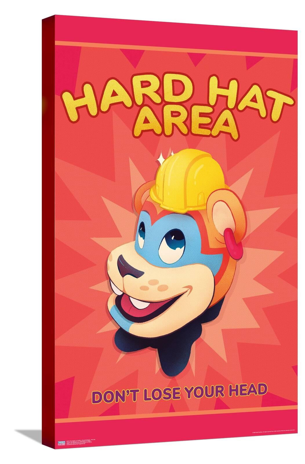 Five Nights at Freddy's: Security Breach - Hard Hat Canvas Wall Poster ...