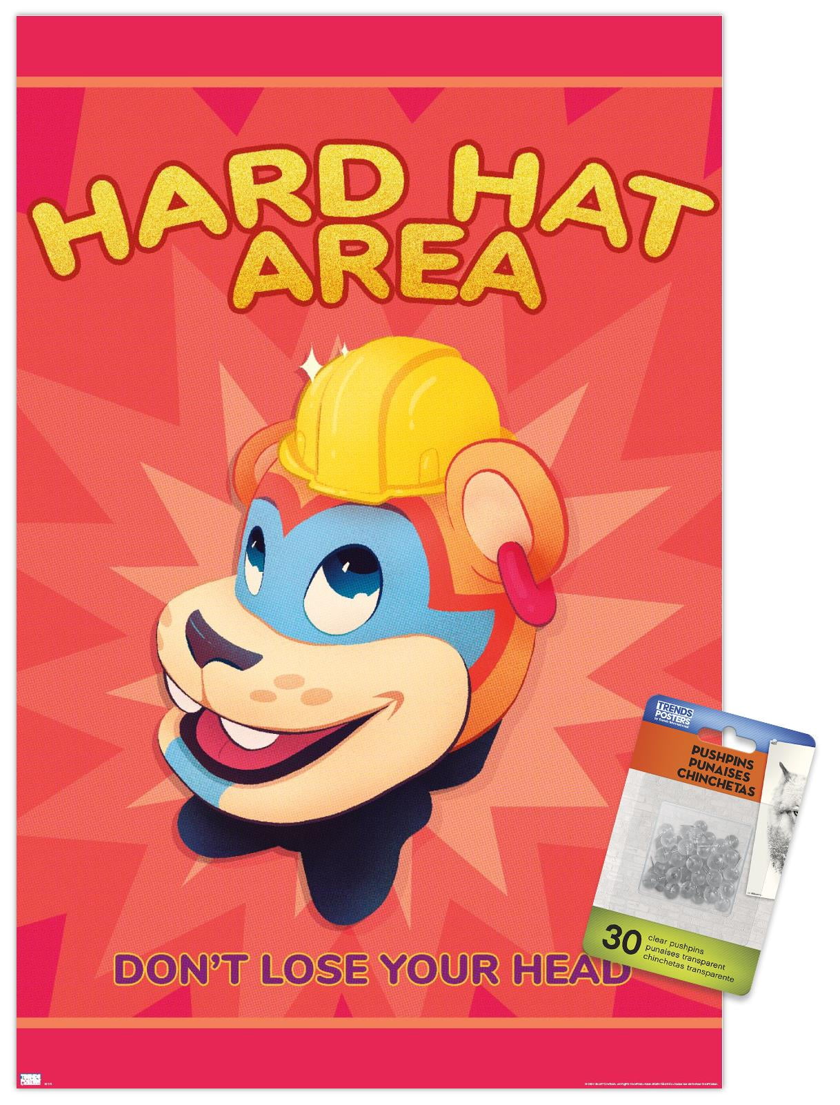 Five Nights at Freddy's: Security Breach - Hard Hat Wall Poster with ...
