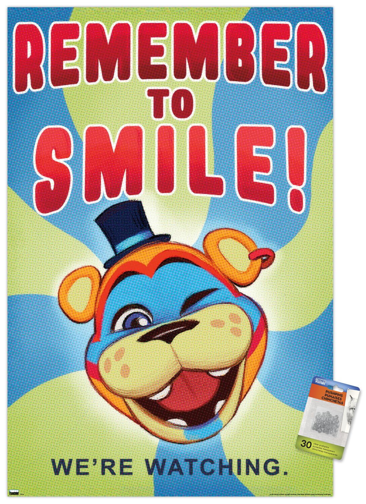 Five Nights at Freddy's: Security Breach - Remember To Smile Wall ...