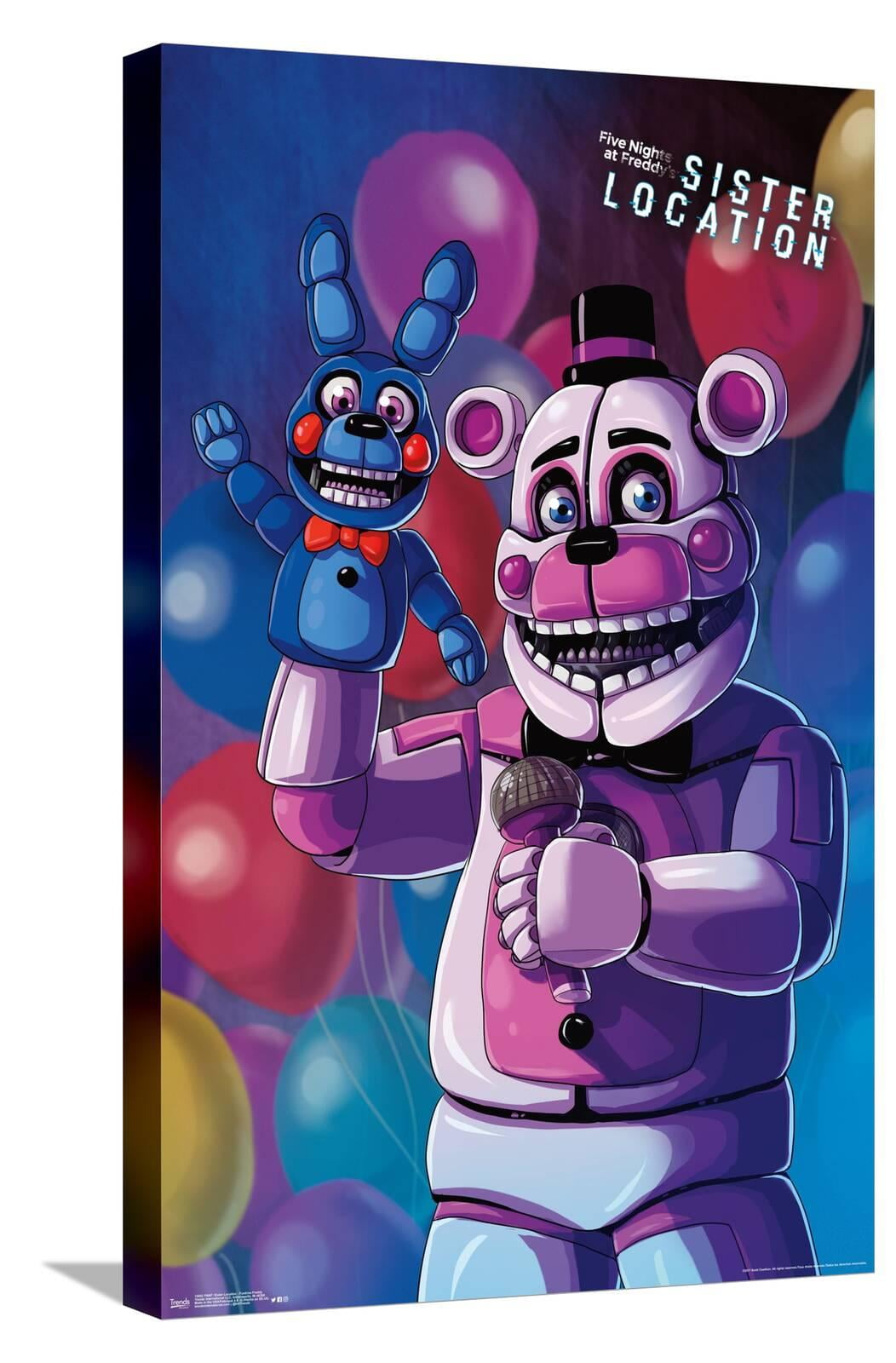 Five Nights at Freddy's: Sister Location - Funtime Freddy Canvas Wall ...
