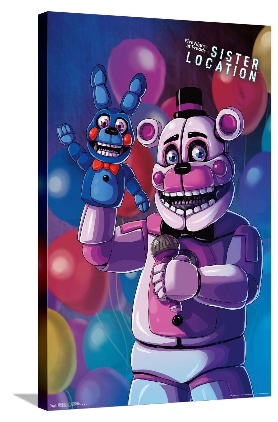 Five Nights at Freddy's: Sister Location - Funtime Freddy Canvas Wall ...