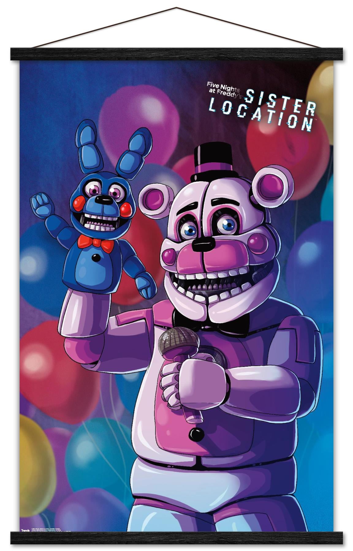 Five Nights at Freddy's: Sister Location - Funtime Freddy Wall Poster ...