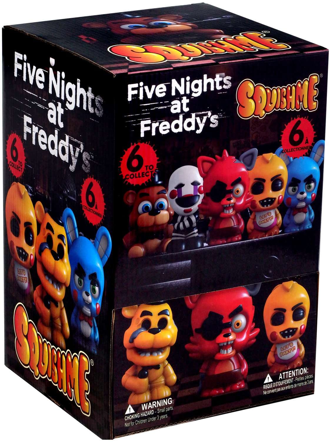 Five Nights at Freddy's Squishme Mystery Box (16 Packs) - Walmart.com