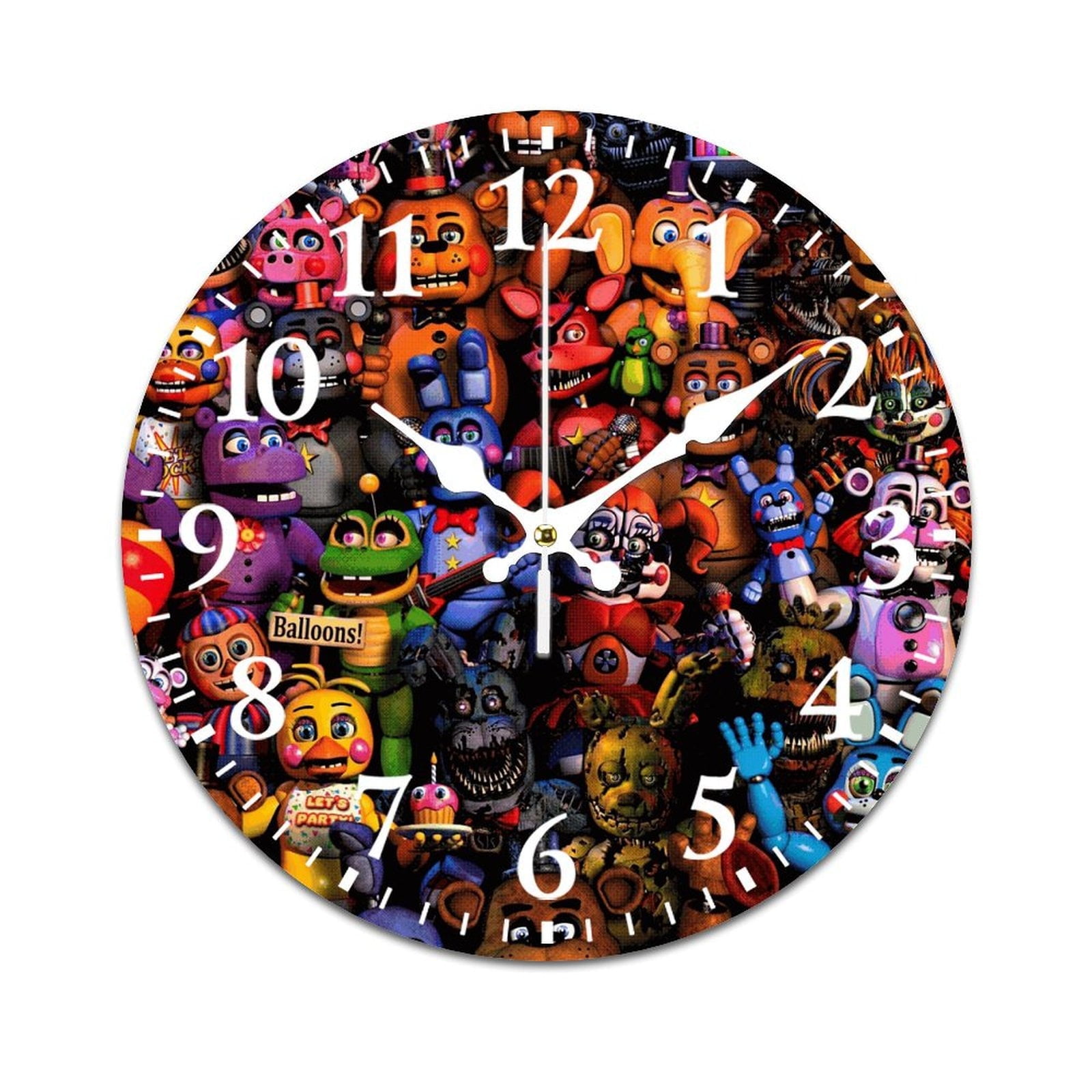 Five Nights at Freddy's wall clocks battery operated decorative 30cm/11 ...