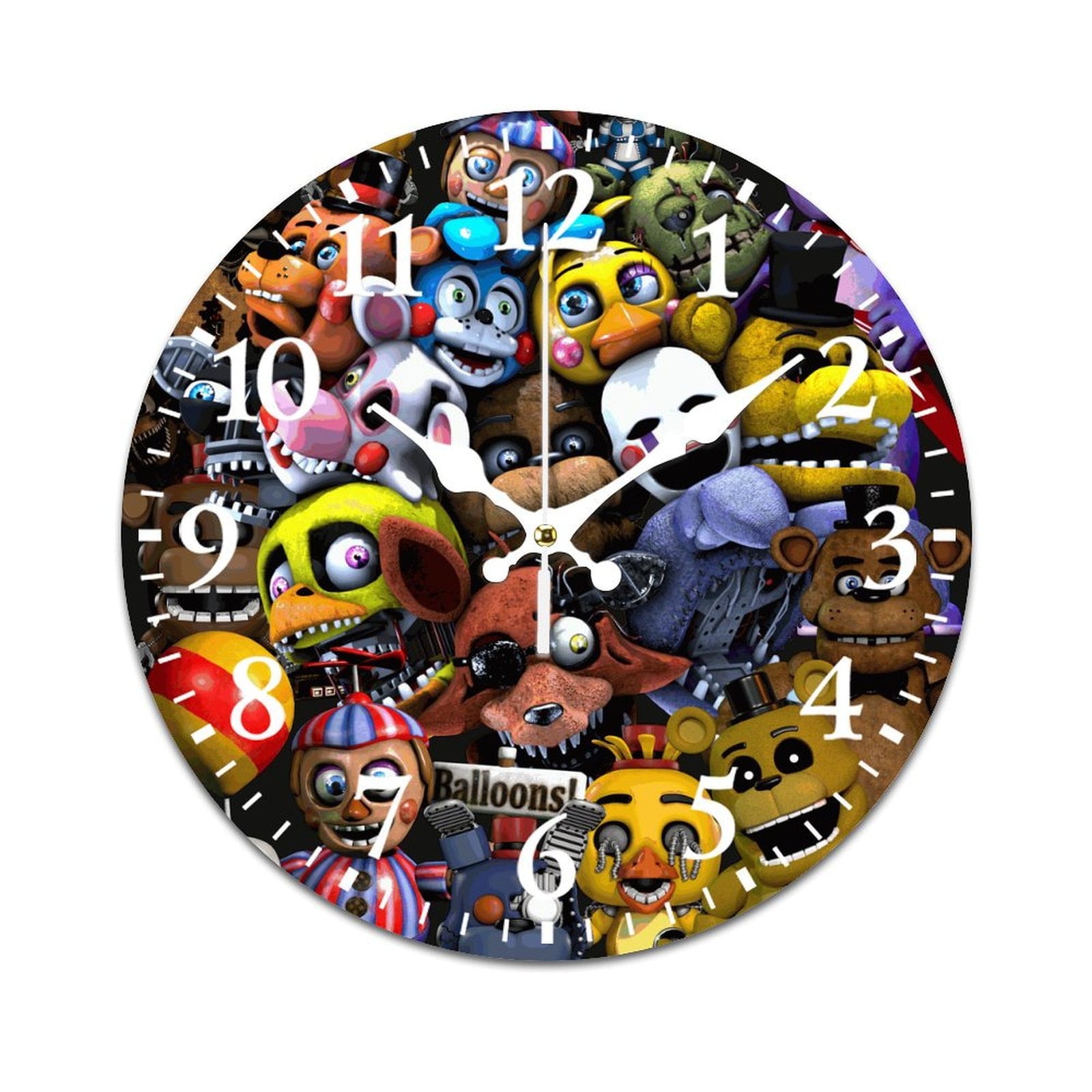 Five Nights at Freddy's wall clocks battery operated decorative 34cm/13 ...
