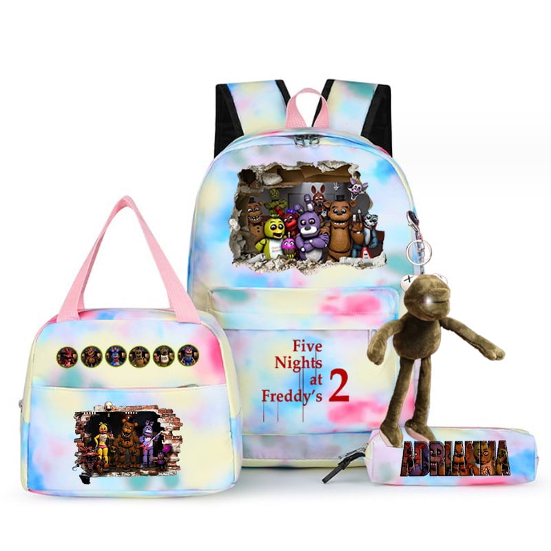 Five-Nights-at-Freddy'sAnime Backpacks Sets, Cartoon Laptop Backpack ...