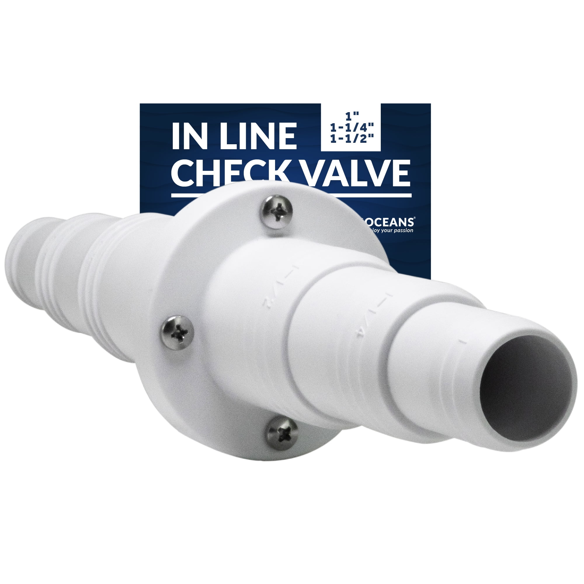 Five Oceans 1-Inch - 1 1/4-Inch - 1 1/2-Inch Check Valve Stepped ...