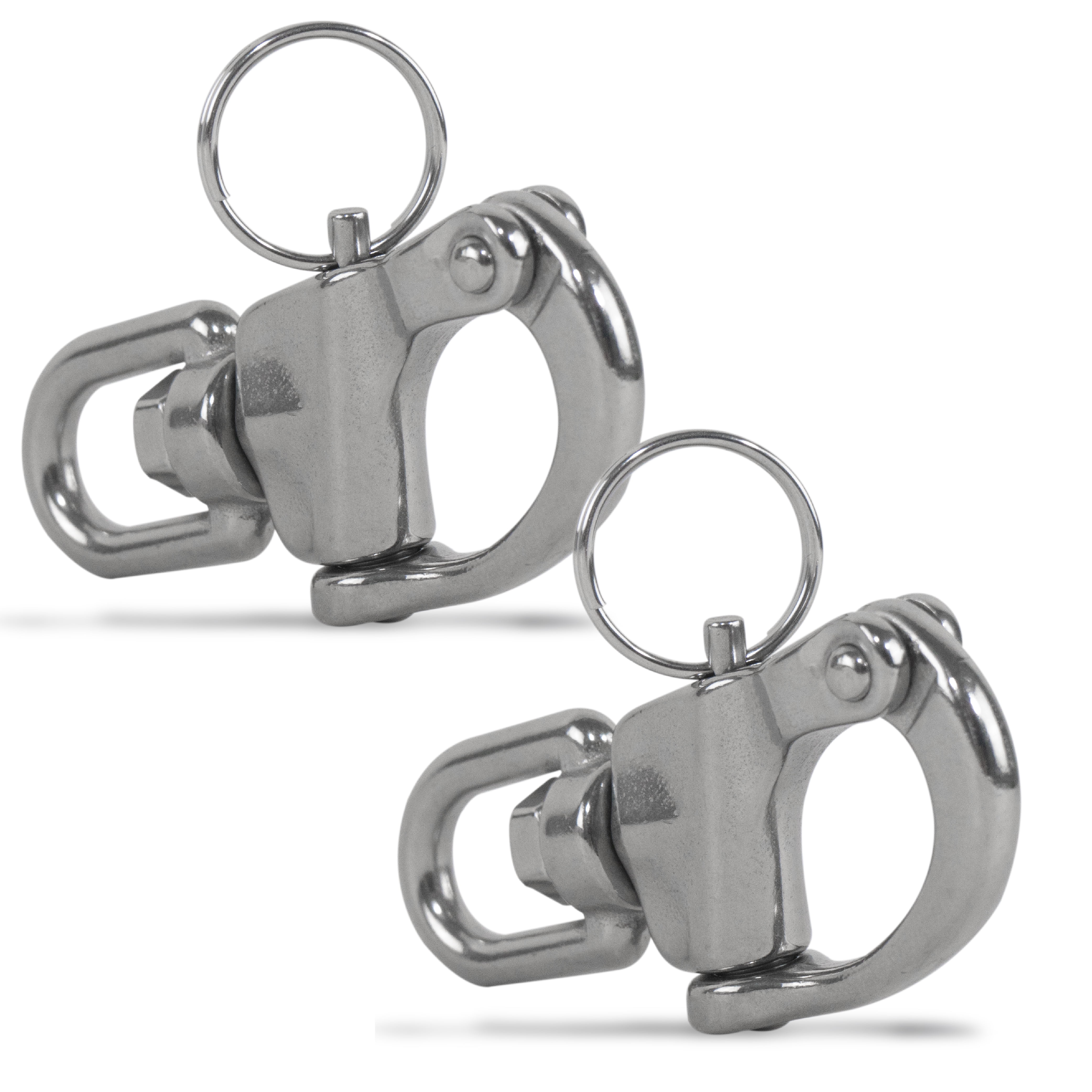 Five Oceans 2-3/4" Swivel Eye Snap Shackle Quick Release Bail Rigging ...