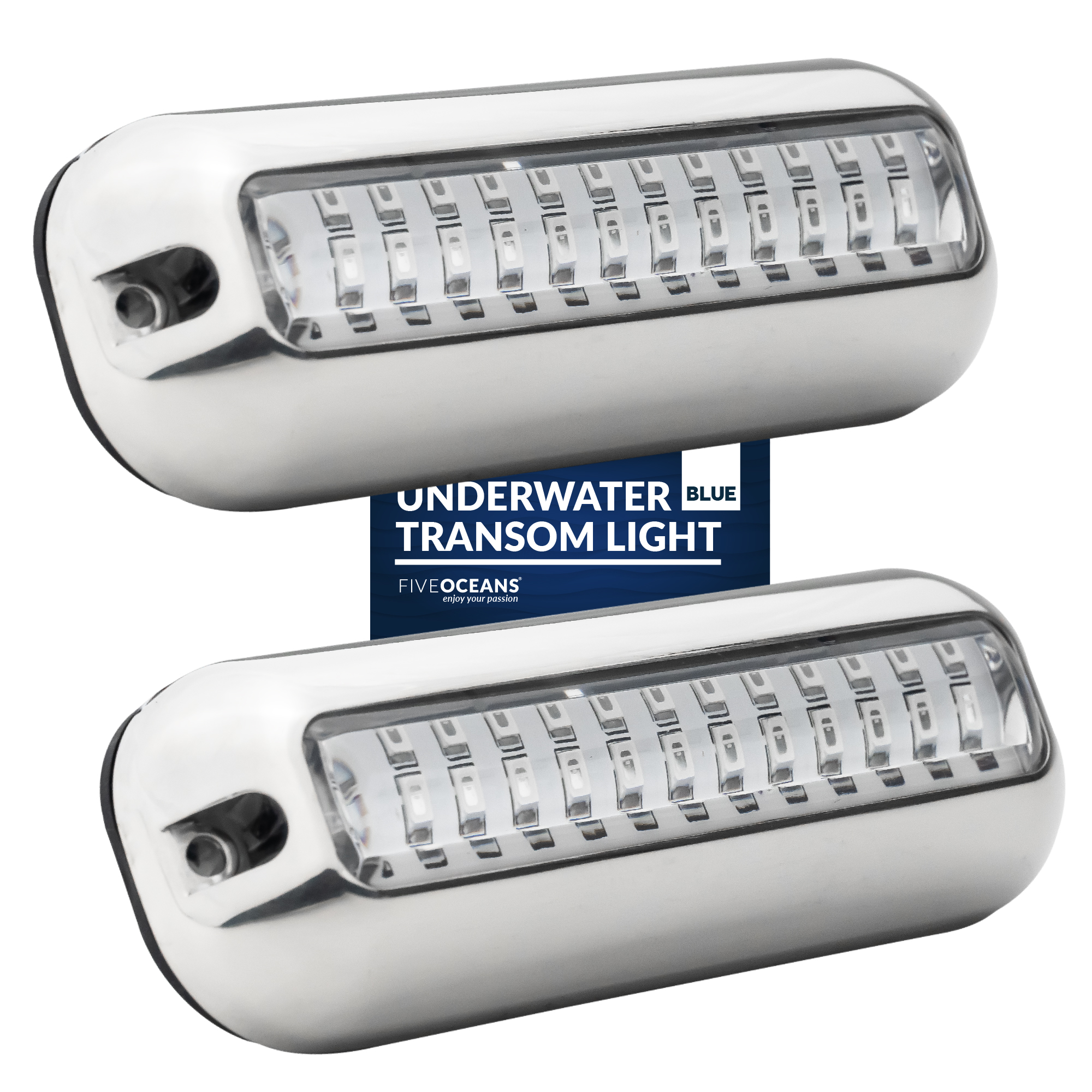 Five Oceans 2-Pack Underwater Boat Lights - Underwater Lights for Boat ...
