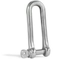 Five Oceans 3/16 Screw Pin Long D Shackles, Stainless Steel Anchor ...