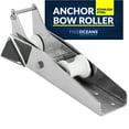 Five Oceans 316 Stainless Steel Anchor Roller, Hinged Self-Launching ...