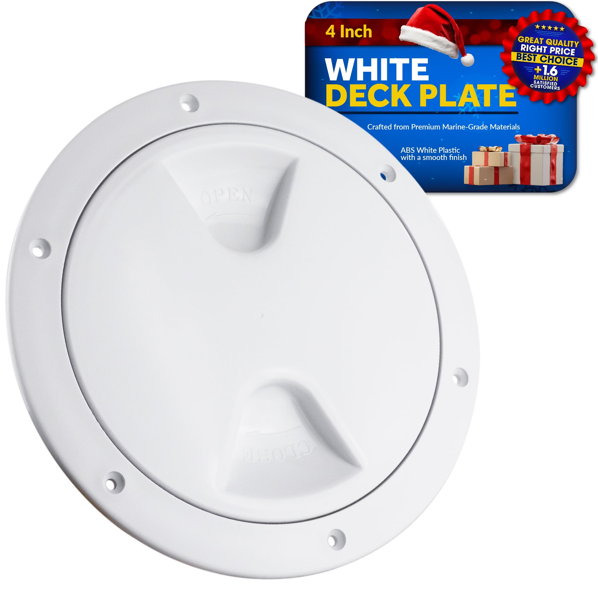 Five Oceans 4" Boat Hatch - Marine Hatch - Boat Access Hatch with ...