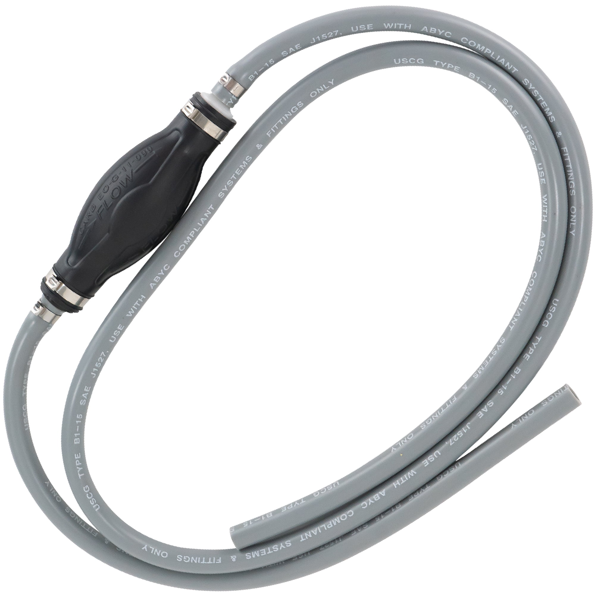 Boat Fuel Line With Bulb Universal 6ft 8mm Fuel Line Gas Hose Assembly ...