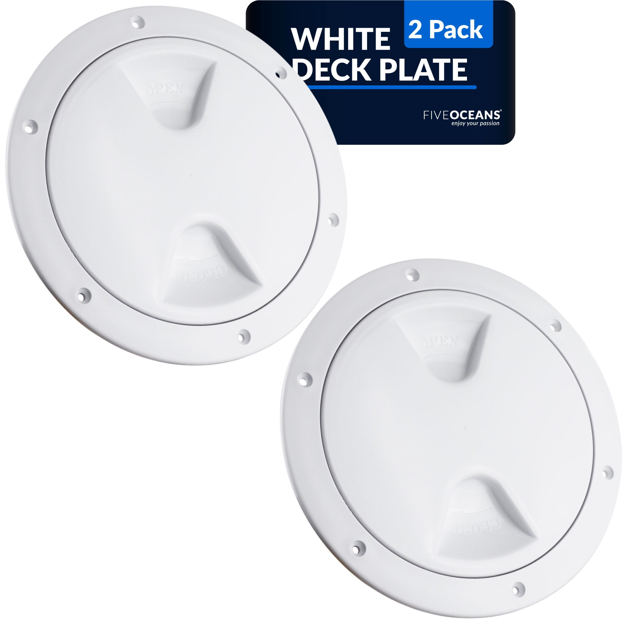 Five Oceans 5" Boat Hatch, 2-Pack Marine Access Hatch, Round Inspection ...