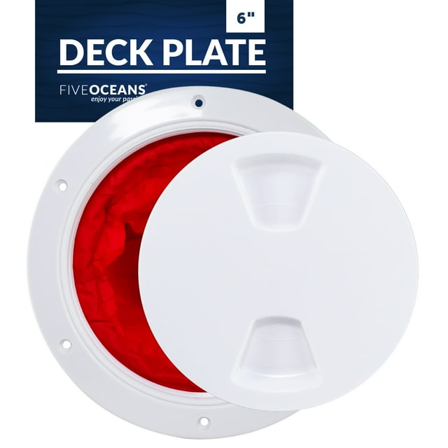 Five Oceans 5" Boat Hatch, Marine Round Inspection Deck Plate Hatch ...