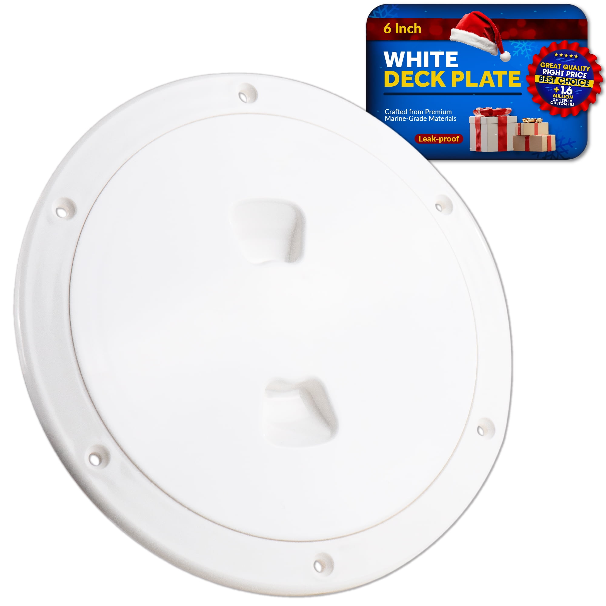 Five Oceans 6" Boat Hatch, Marine Access Hatch, Round Inspection Deck ...