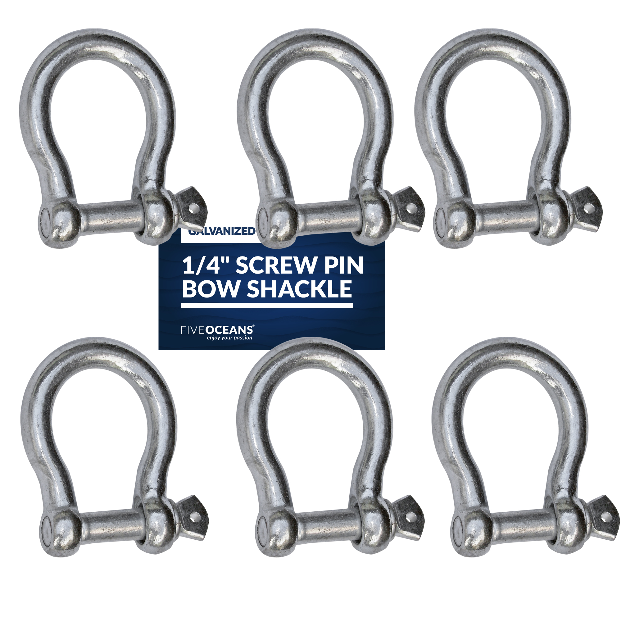 Five Oceans 2 3/4" Swivel Eye Snap Shackle Quick Release Bail Rigging ...