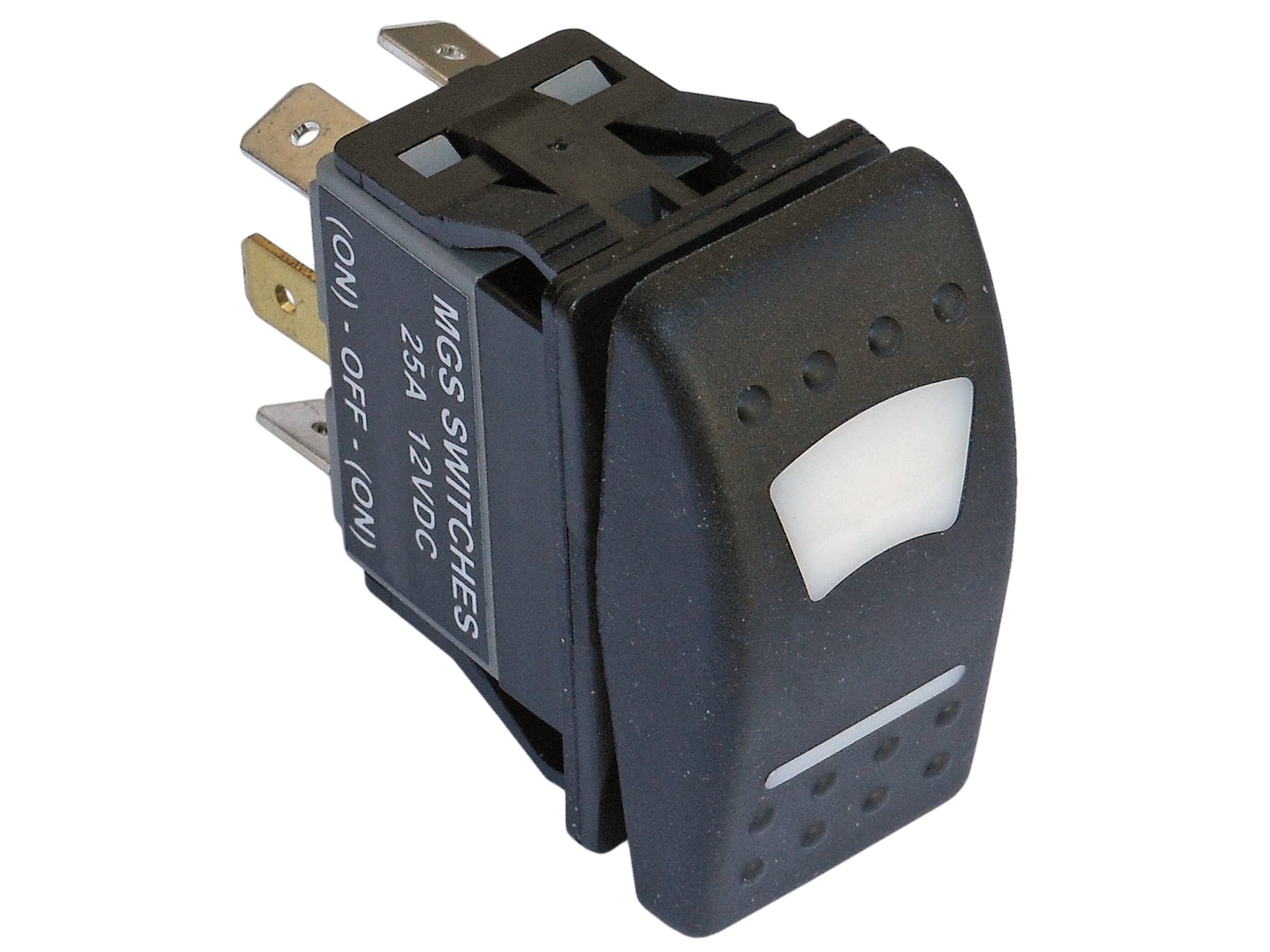Five Oceans 6 Pins Momentary ON-OFF-ON LED Rocker Switch 12V with Light ...