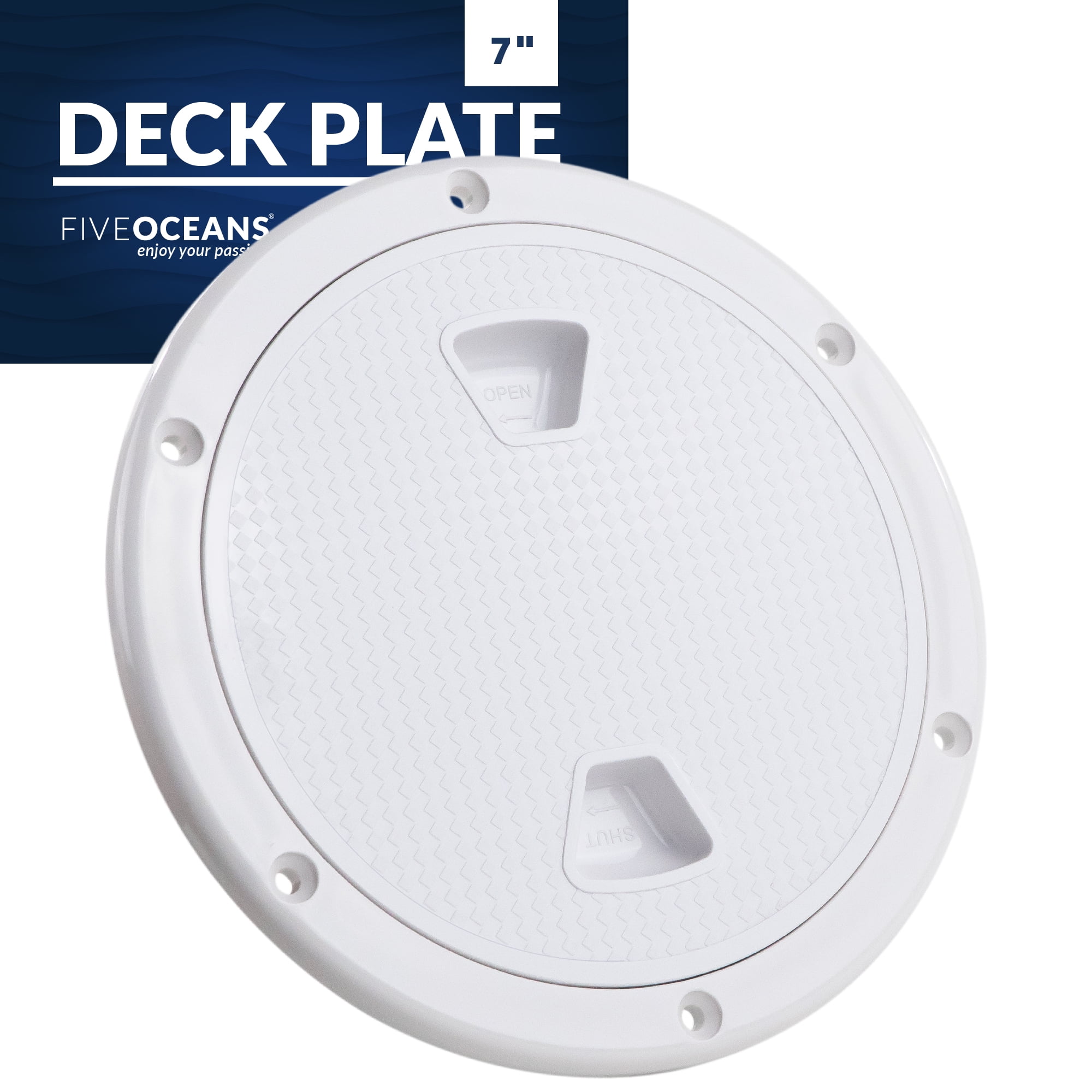 Five Oceans 8" Boat Hatch, Marine Access Hatch, Round Inspection Deck ...