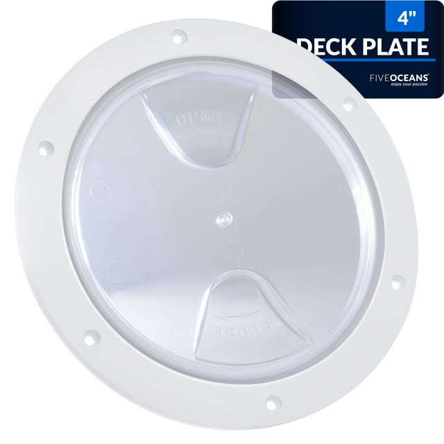 Five Oceans 8" Boat Hatch, Marine Round Inspection Deck Plate Hatch ...