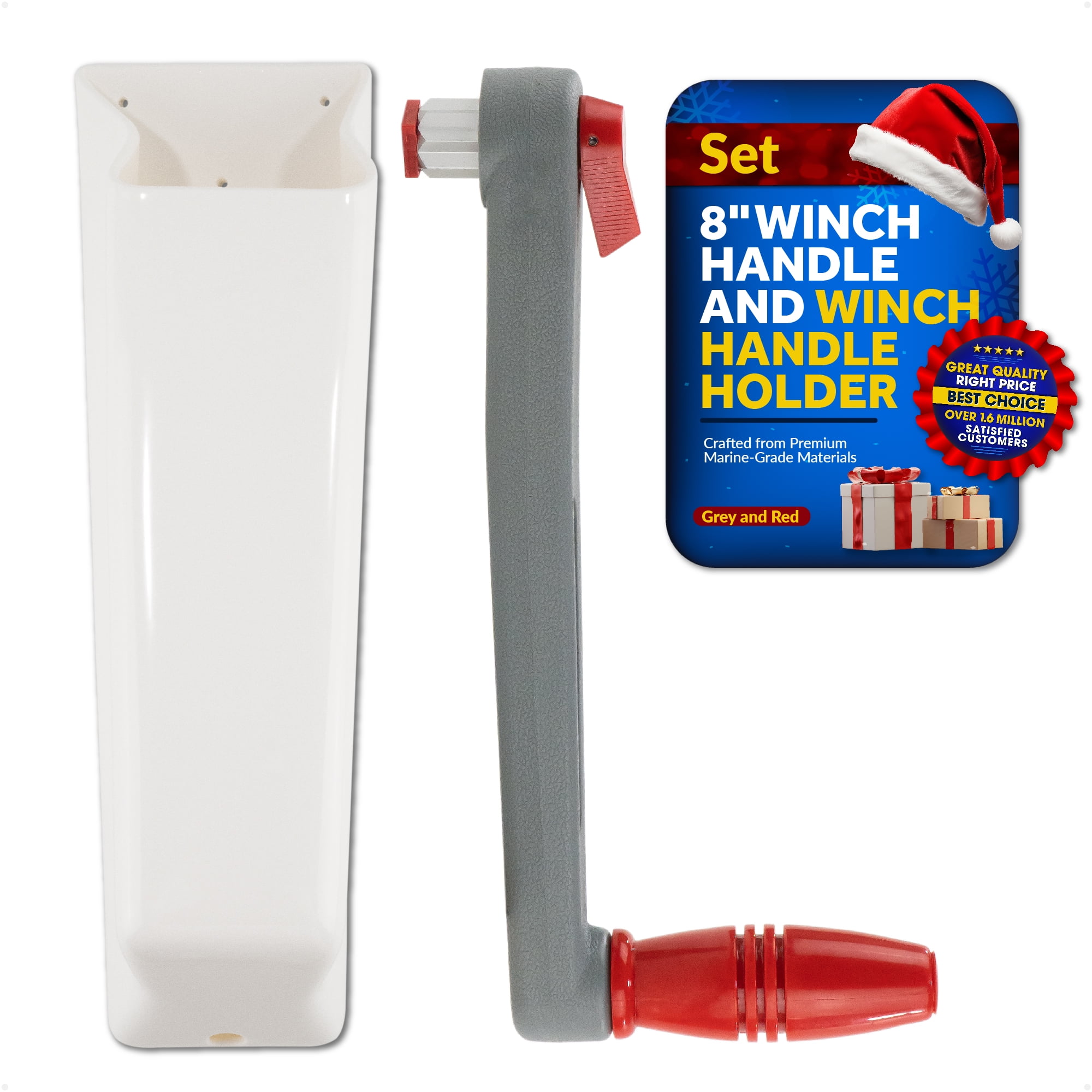 Five Oceans 8-Inch Floating Sailboat Winch Handle with Universal Lock ...