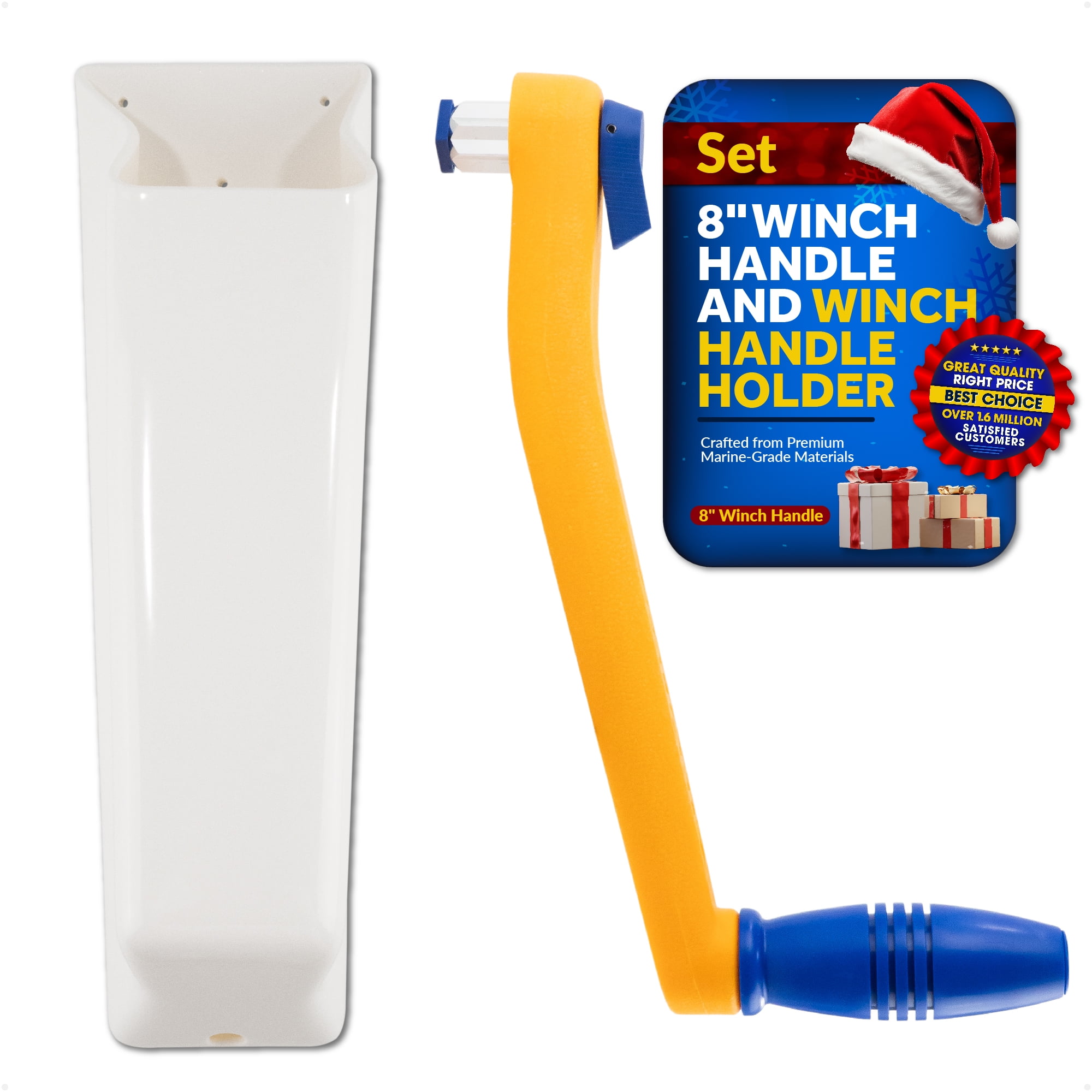 Five Oceans 8-Inch Floating Sailboat Winch Handle with Universal Lock ...