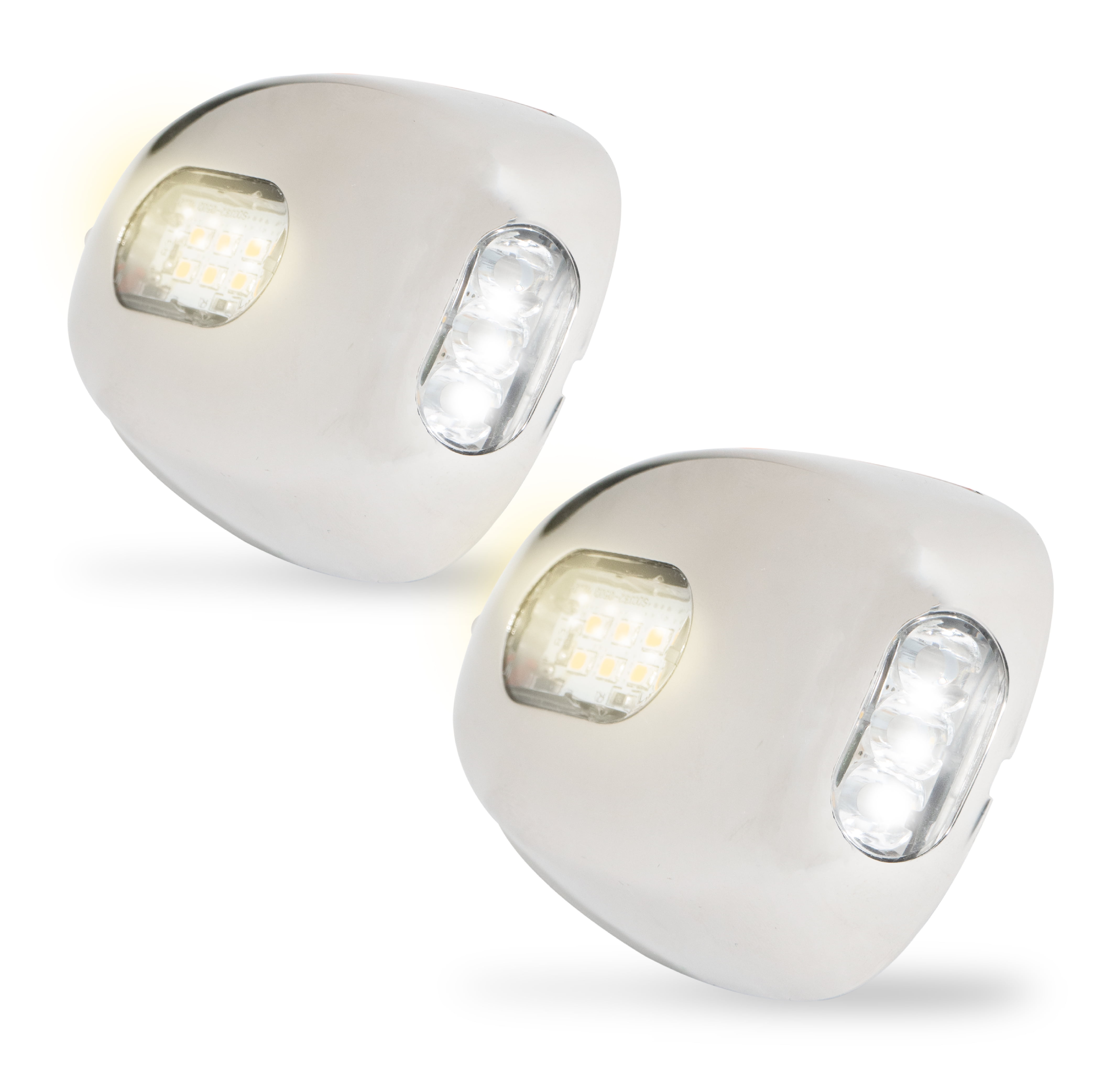 Five Oceans Boat Docking Lights, 2 Pack Marine LED Front and Side Light ...