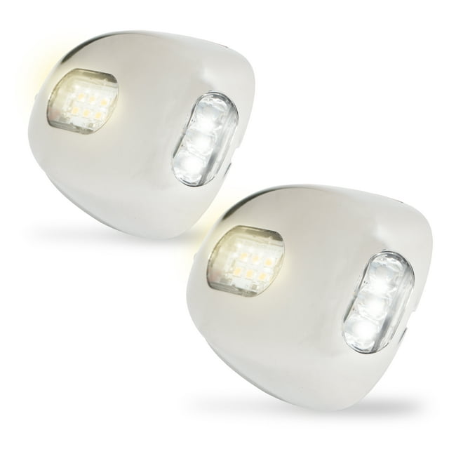 Five Oceans Boat Docking Lights, 2 Pack Marine LED Front and Side Light ...