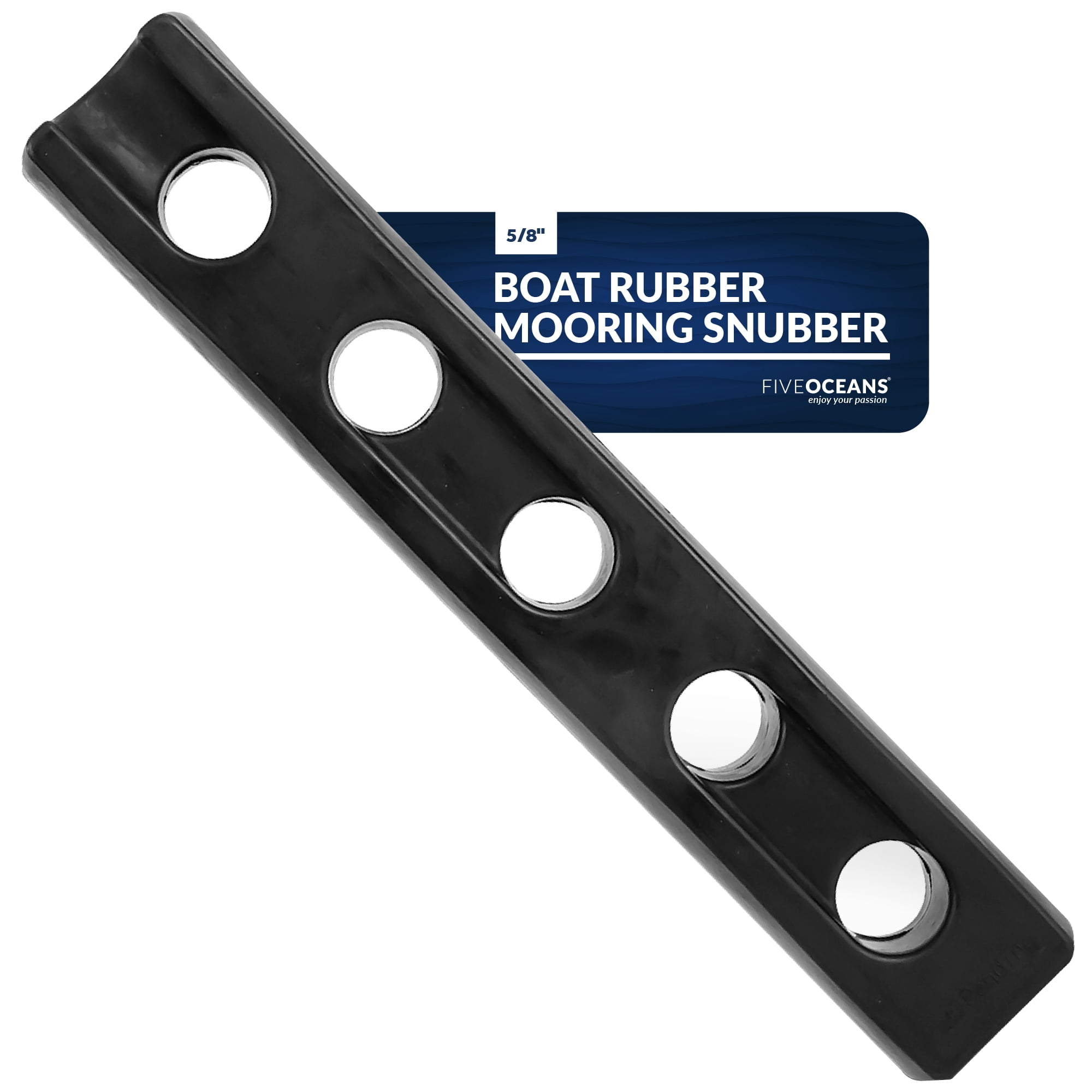 Five Oceans Boat Rubber Mooring Snubber 5/8-13/16 in. Rope FO4435 ...