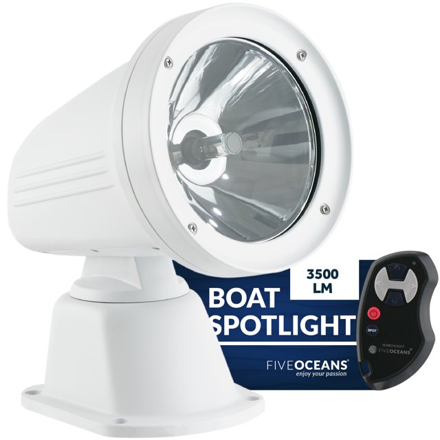 Five Oceans Boat Spotlight, Marine Spotlights for Boats, LED Wireless ...