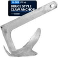 Five Oceans Bruce Style Claw Anchor, 2.2 Lb / 1 Kg Hot Dipped ...