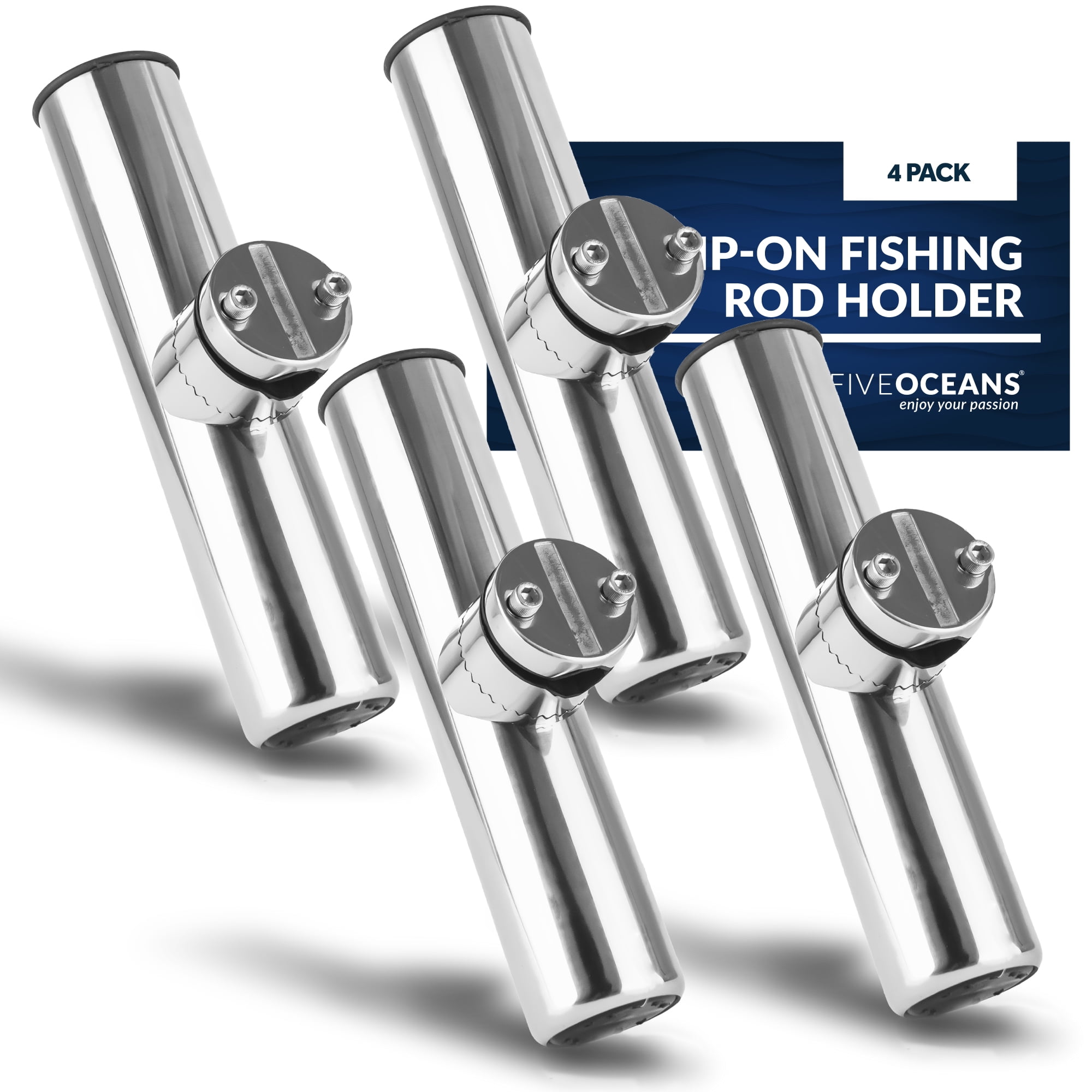 Five Oceans Clamp on Fishing Rod Holder for Rails 7/8 to 1 inch ...
